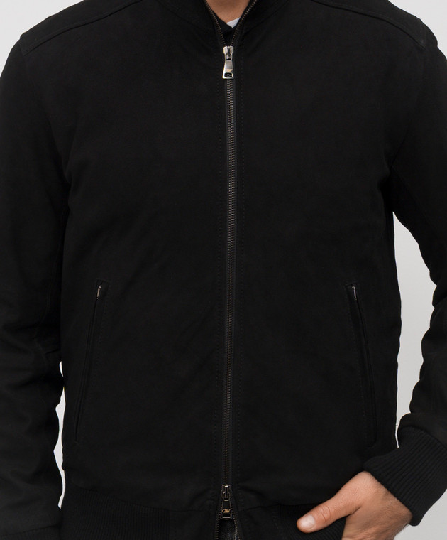 Cashmere&Whiskey - Black suede jacket DF272NAPPA - shop with Bulgaria ...